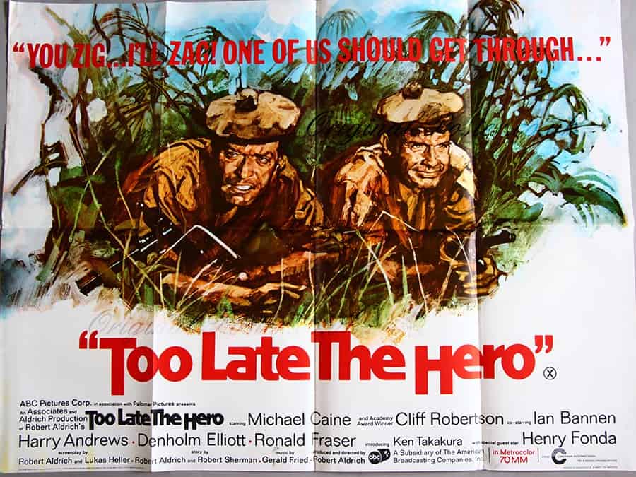 Revisiting the 1970s films of Michael Caine: Too Late The Hero | Film ...