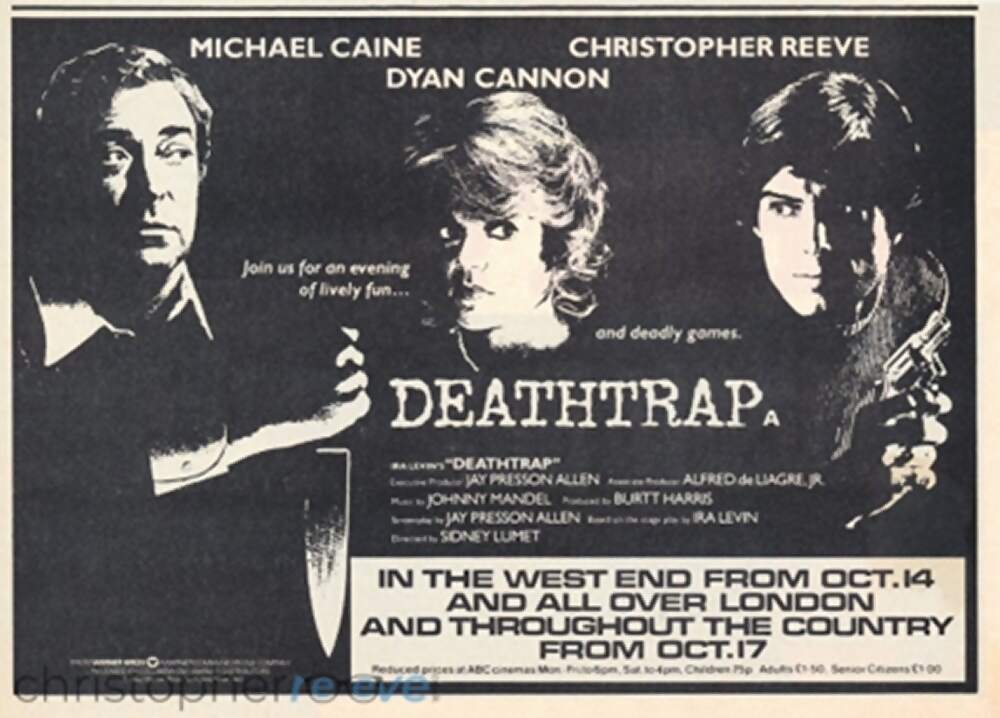 The 1980s Films of Michael Caine: Deathtrap (1982) | Film Stories
